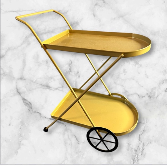 Target | Accents | Target Gold 2 Tiered Metal Tabletop Cart Decor Black ...